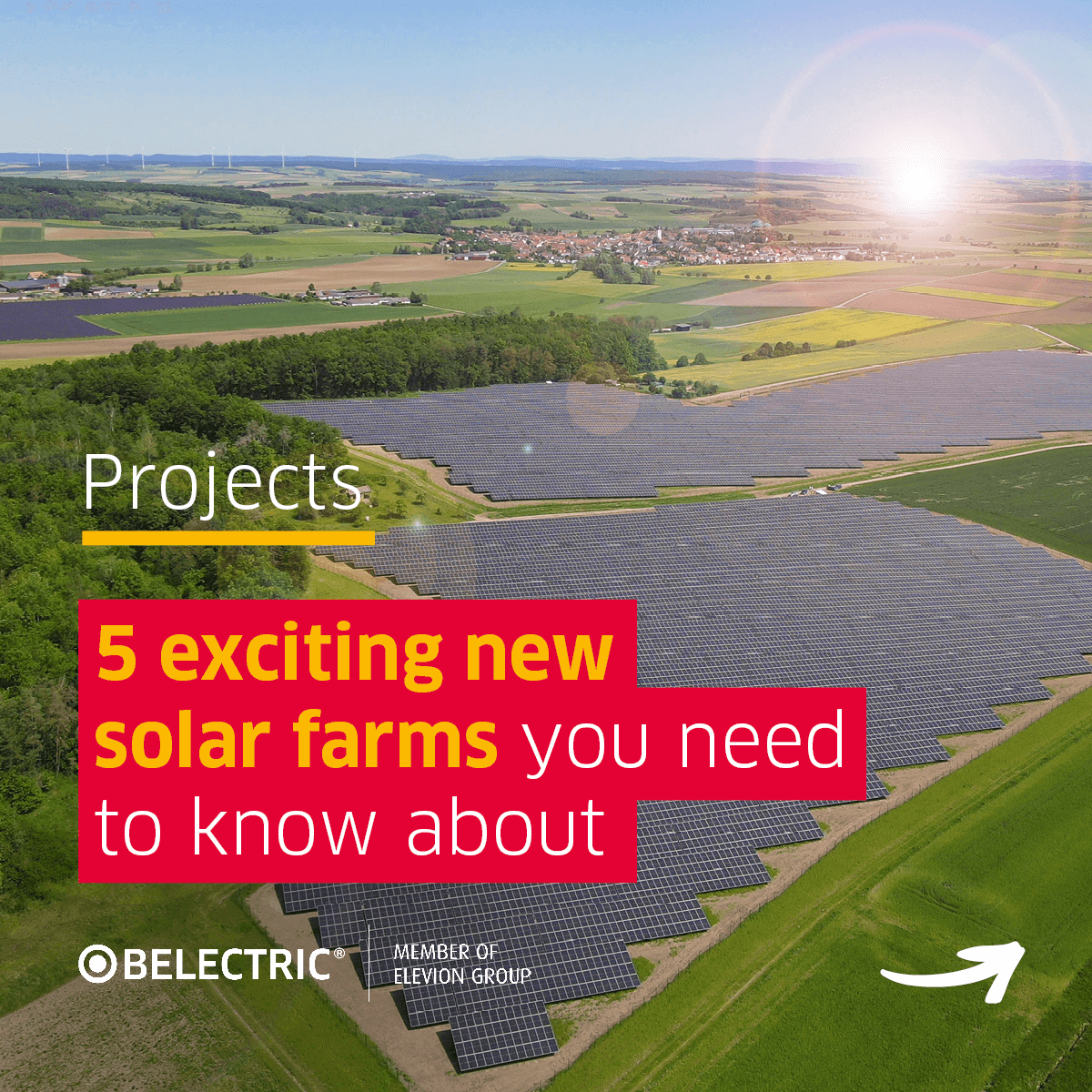 5 exciting new solar farms you should know about 🌞 - BELECTRIC